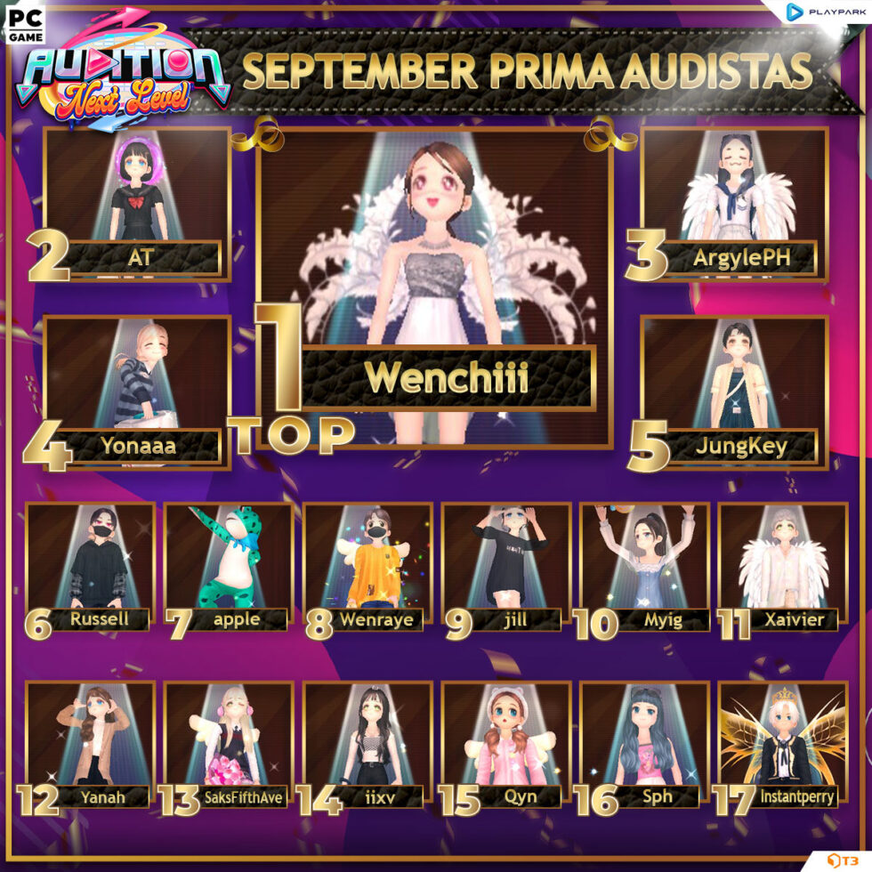 SEPTEMBER 2023 PRIMA AUDISTA - PlayPark